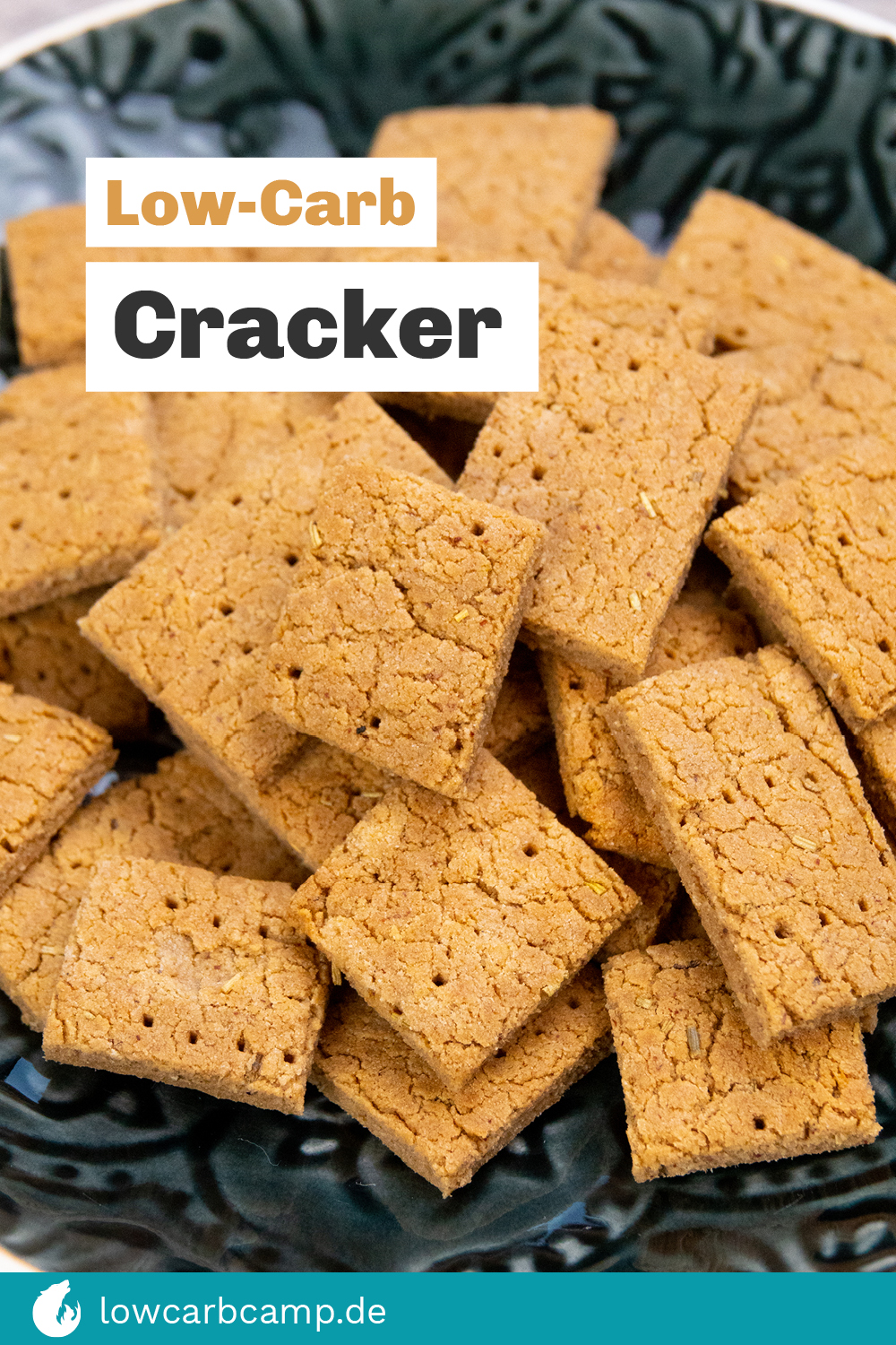 Cracker 🤩 – Low-Carb, würzig & knusprig → Low-Carb Camp®