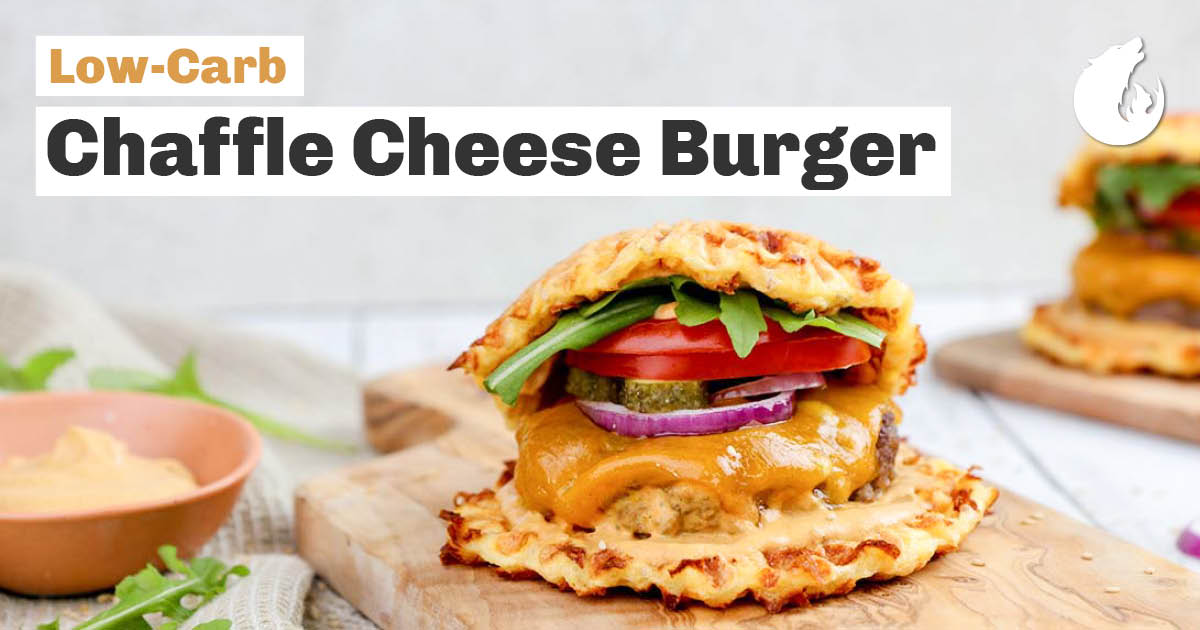 Chaffle Cheese Burger 🧇🧀 Low-Carb statt Fast Food 🍔